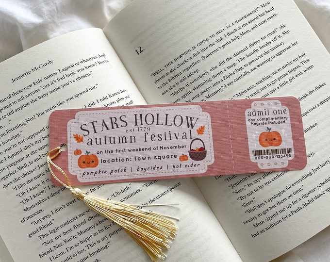 Autumn Festival Bookmark | Pumpkin Fall Bookmark | Fall Festival | Rory ...