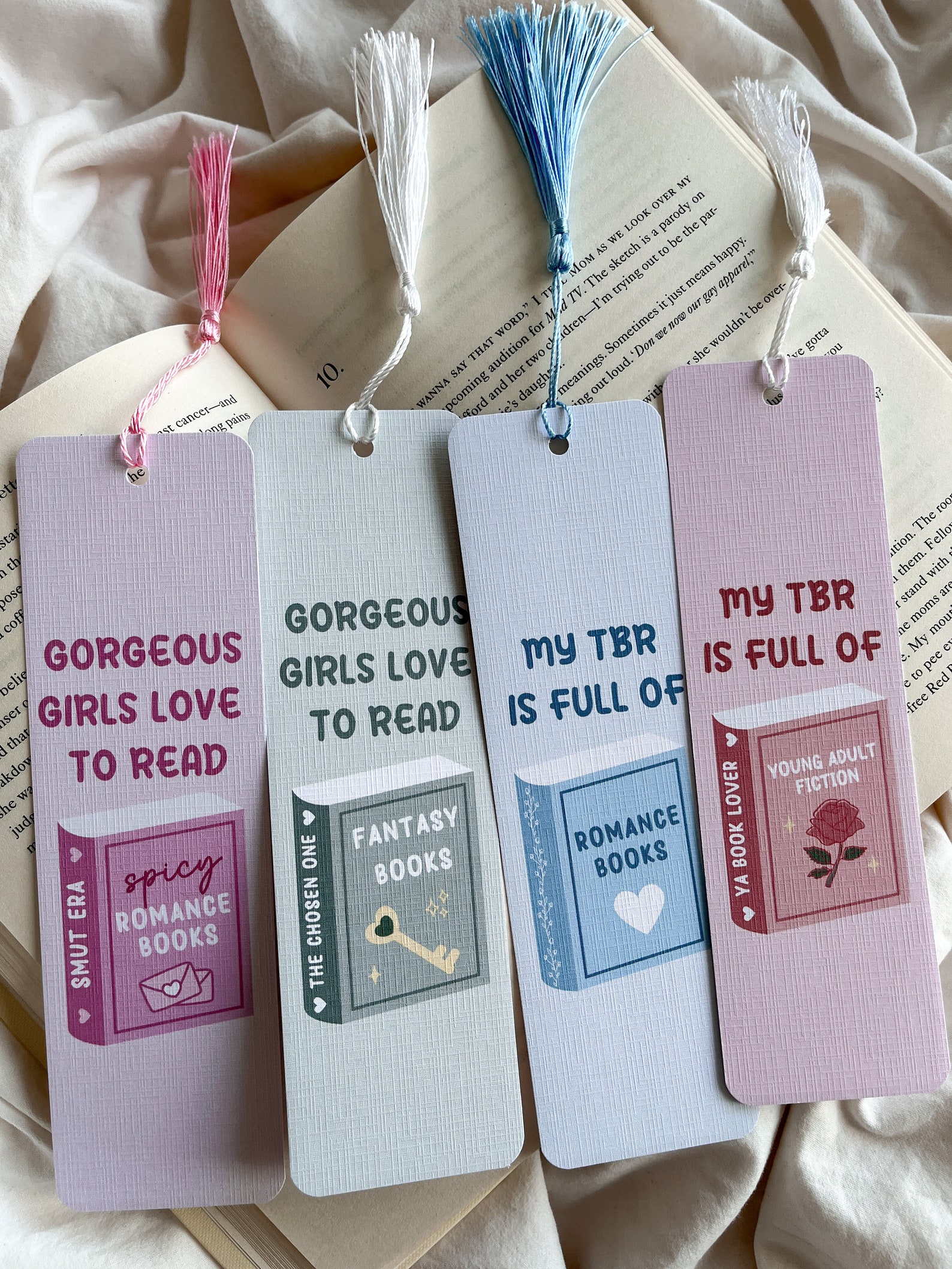 TBR Bookmark | Storybook Bookmarks | YA Fantasy Reader | Spicy Romance ...