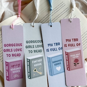 TBR Bookmark | Storybook Bookmarks | YA Fantasy Reader | Spicy Romance ...