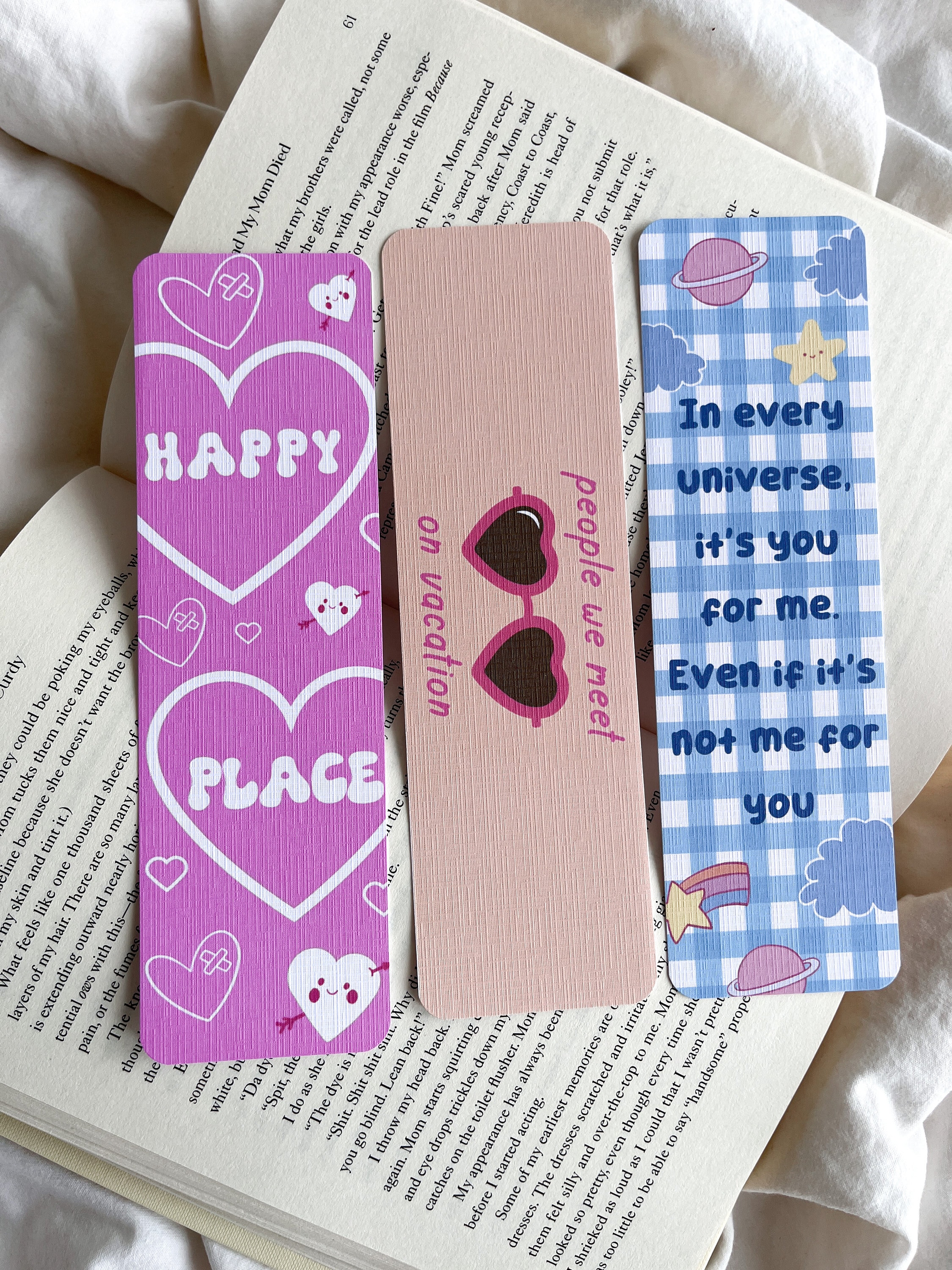 Happy Place Bookmark | Emily Henry Bookmark | People We Meet on ...