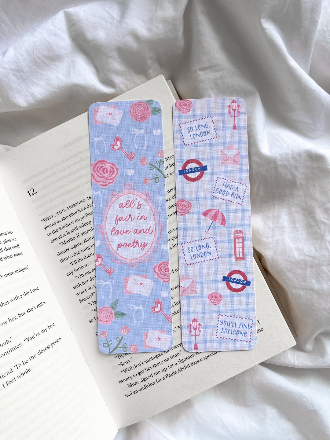 All’s Fair in Love and Poetry Bookmark | so Long London Bookmark | TTPD ...