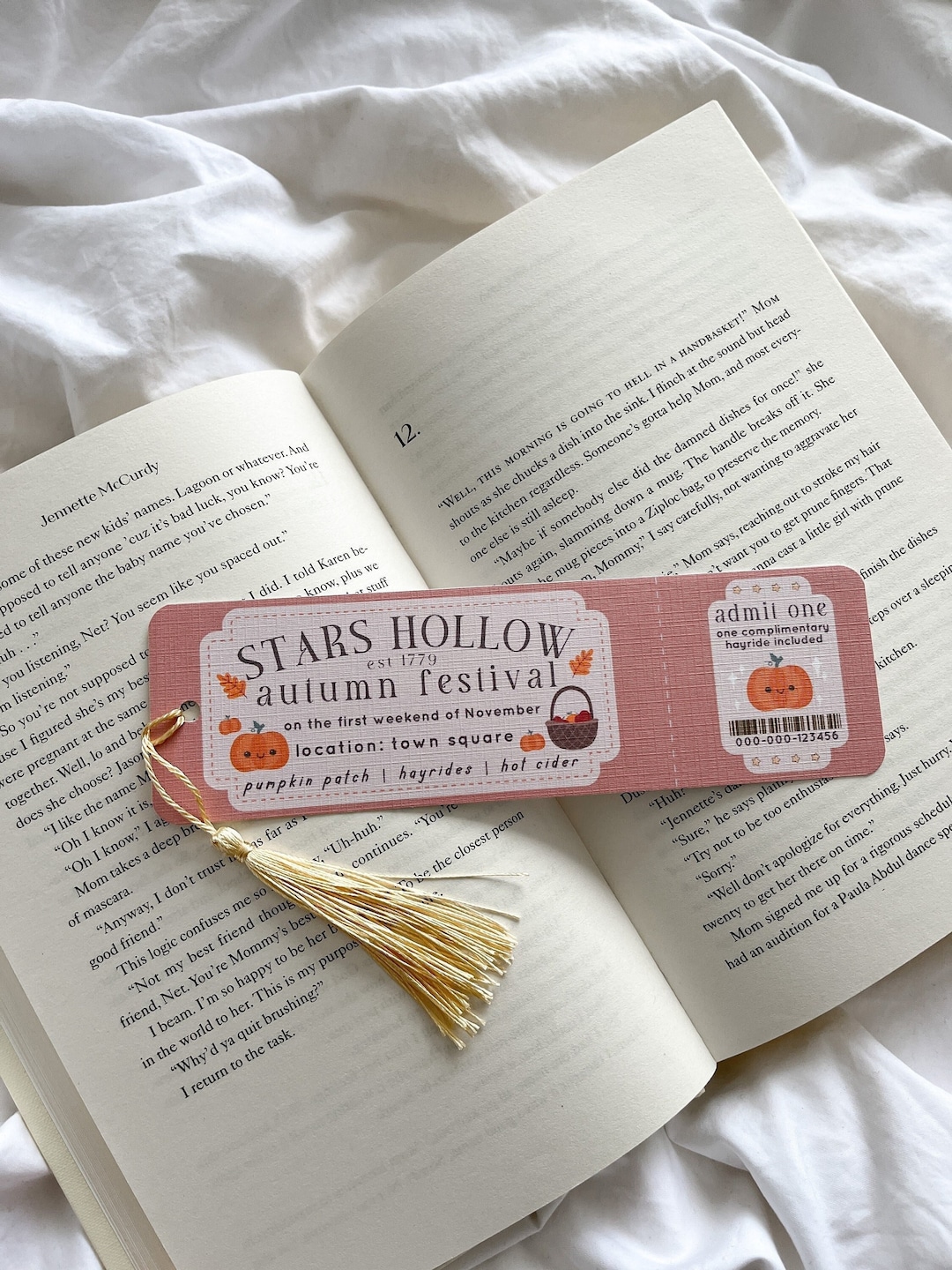 Autumn Festival Bookmark | Pumpkin Fall Bookmark | Fall Festival | Rory ...
