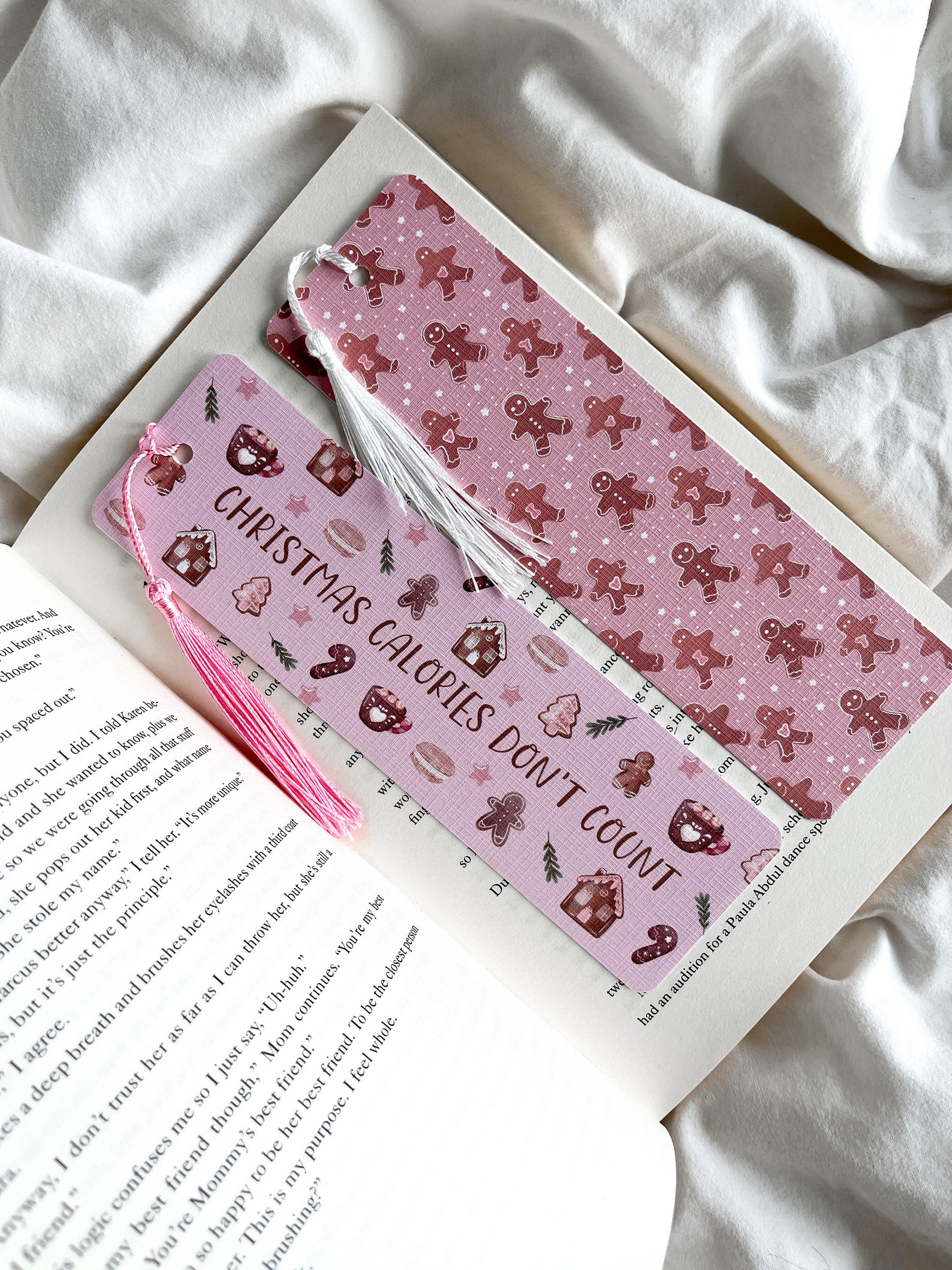 Gingerbread Man Bookmark | Christmas Calories Don’t Count Bookmark ...