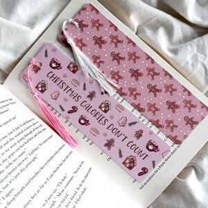 Gingerbread Man Bookmark | Christmas Calories Don’t Count Bookmark ...