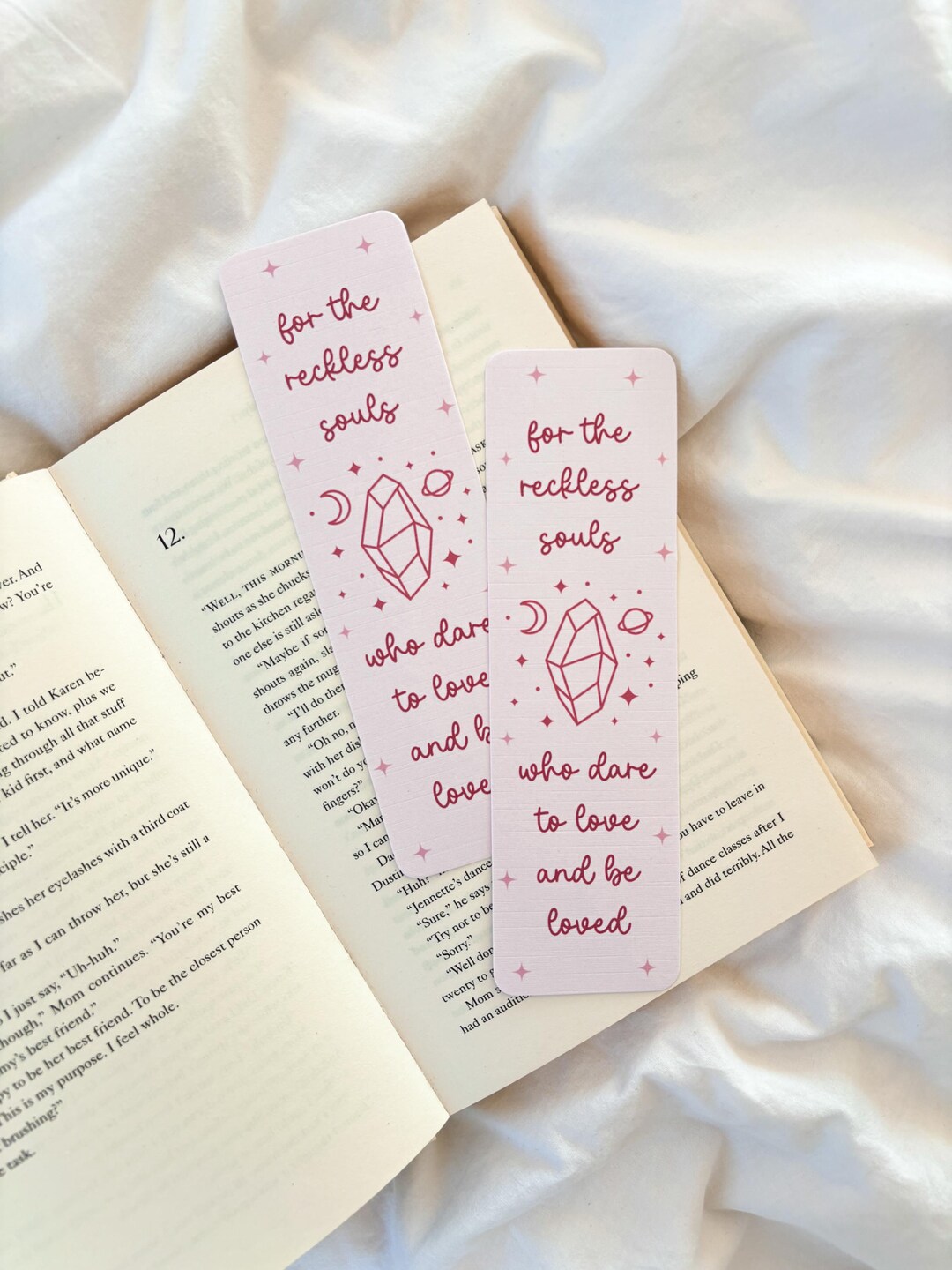 For the Reckless Souls Bookmark | Powerless Series Bookmark | Romantasy ...