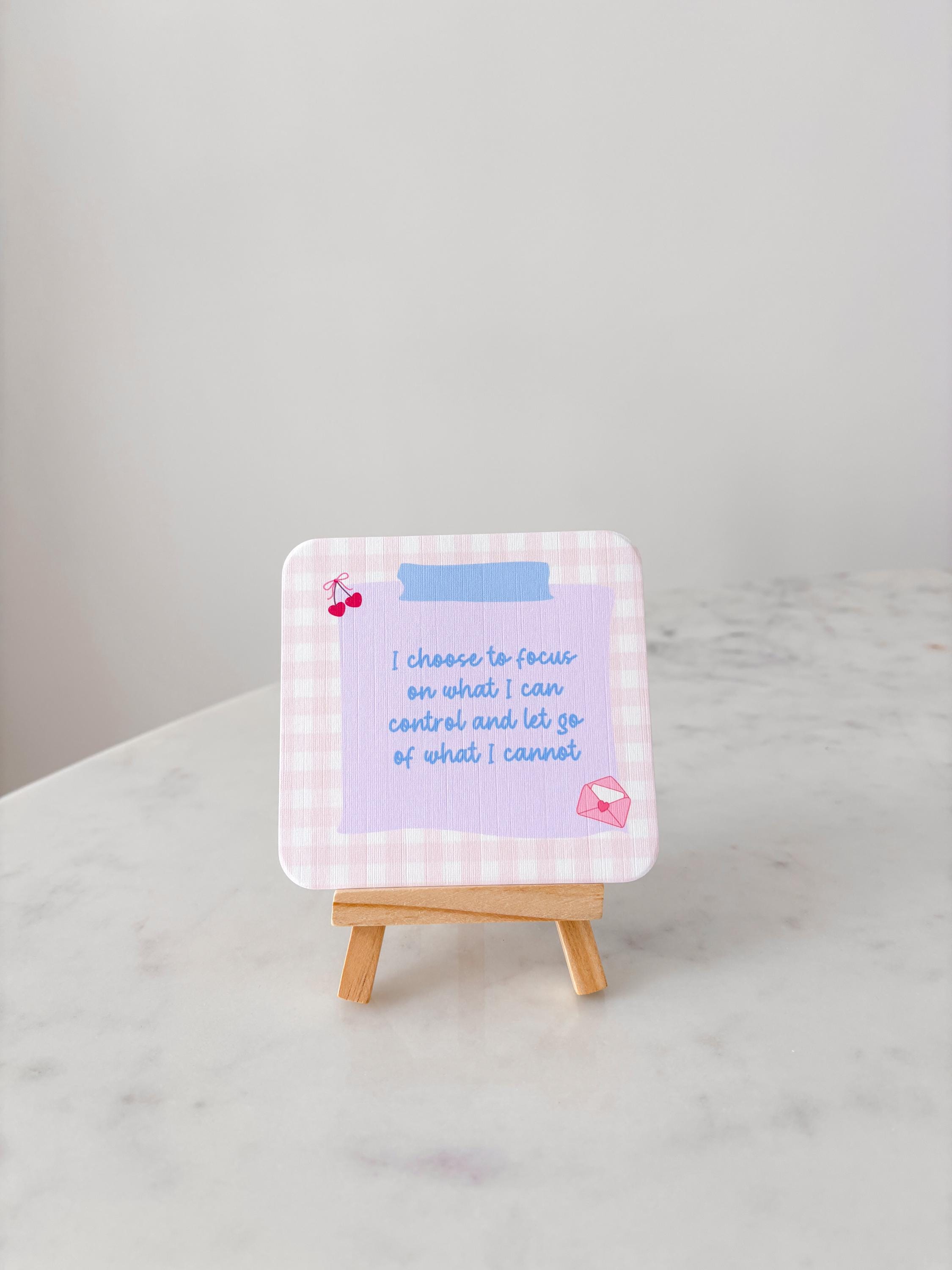 Silly Little Positive Affirmation Cards | Pastel Sticky Notes ...
