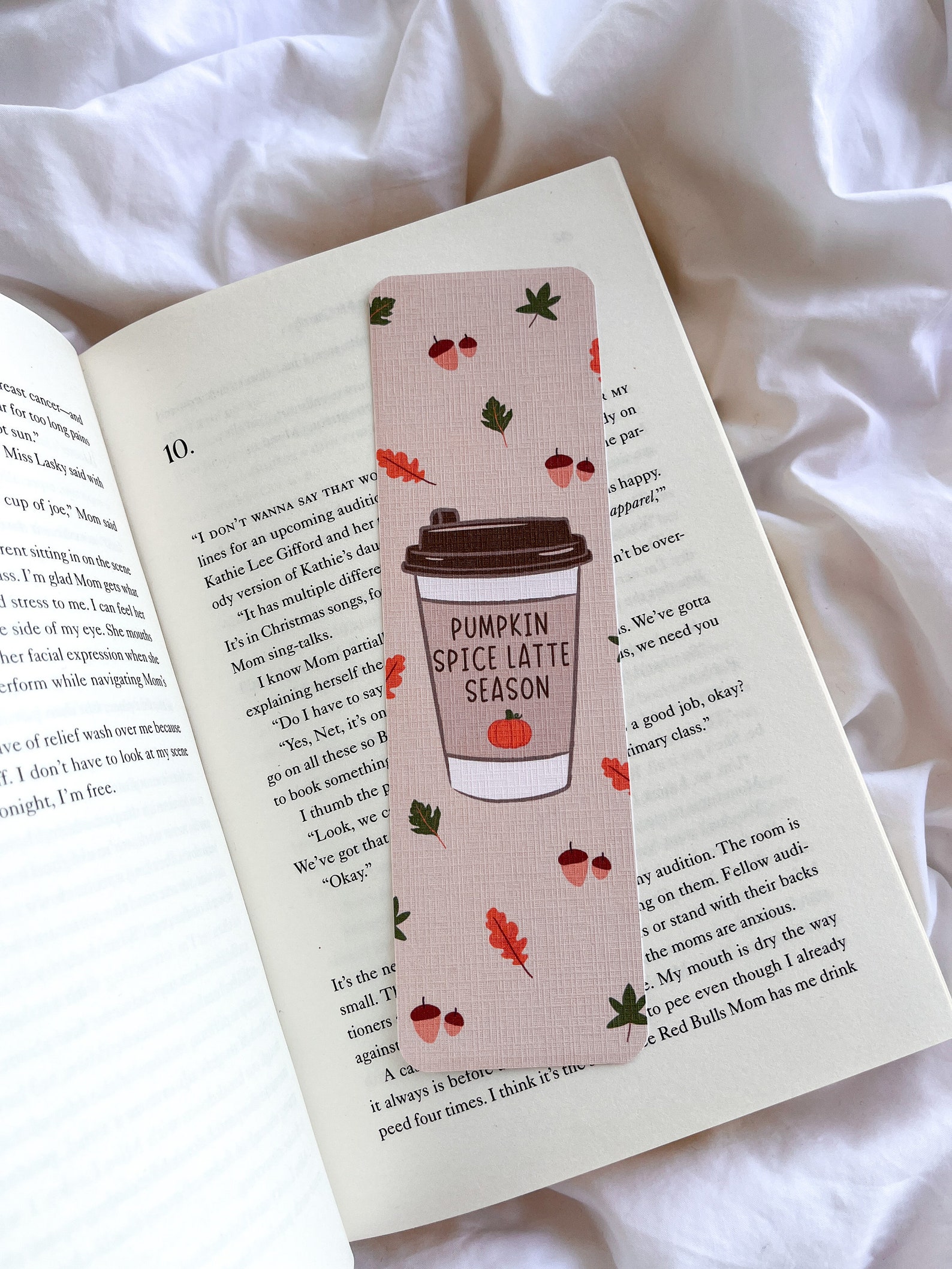 Autumn Fall Bookmarks | Pumpkin Spice Latte | Chai Latte Bookmark ...