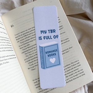 TBR Bookmark | Storybook Bookmarks | YA Fantasy Reader | Spicy Romance ...
