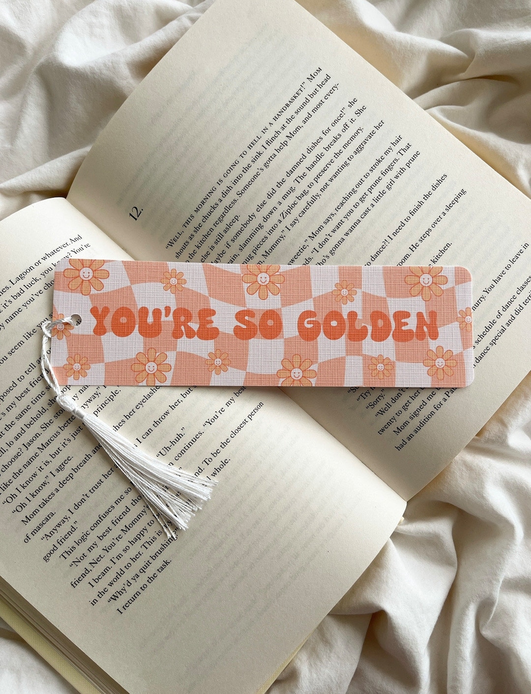 You’re so Golden Bookmark | Groovy Retro Bookmark | Bookish Gift | Book ...
