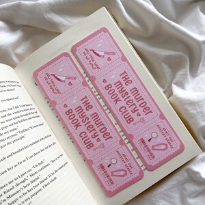 Murder Mystery Book Club Bookmark | Spooky Bookmark | Mystery Thriller ...