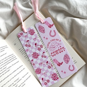 Cowboy Romance Bookmark Cowgirl Western Bookmark Book Lovers Bookish ...