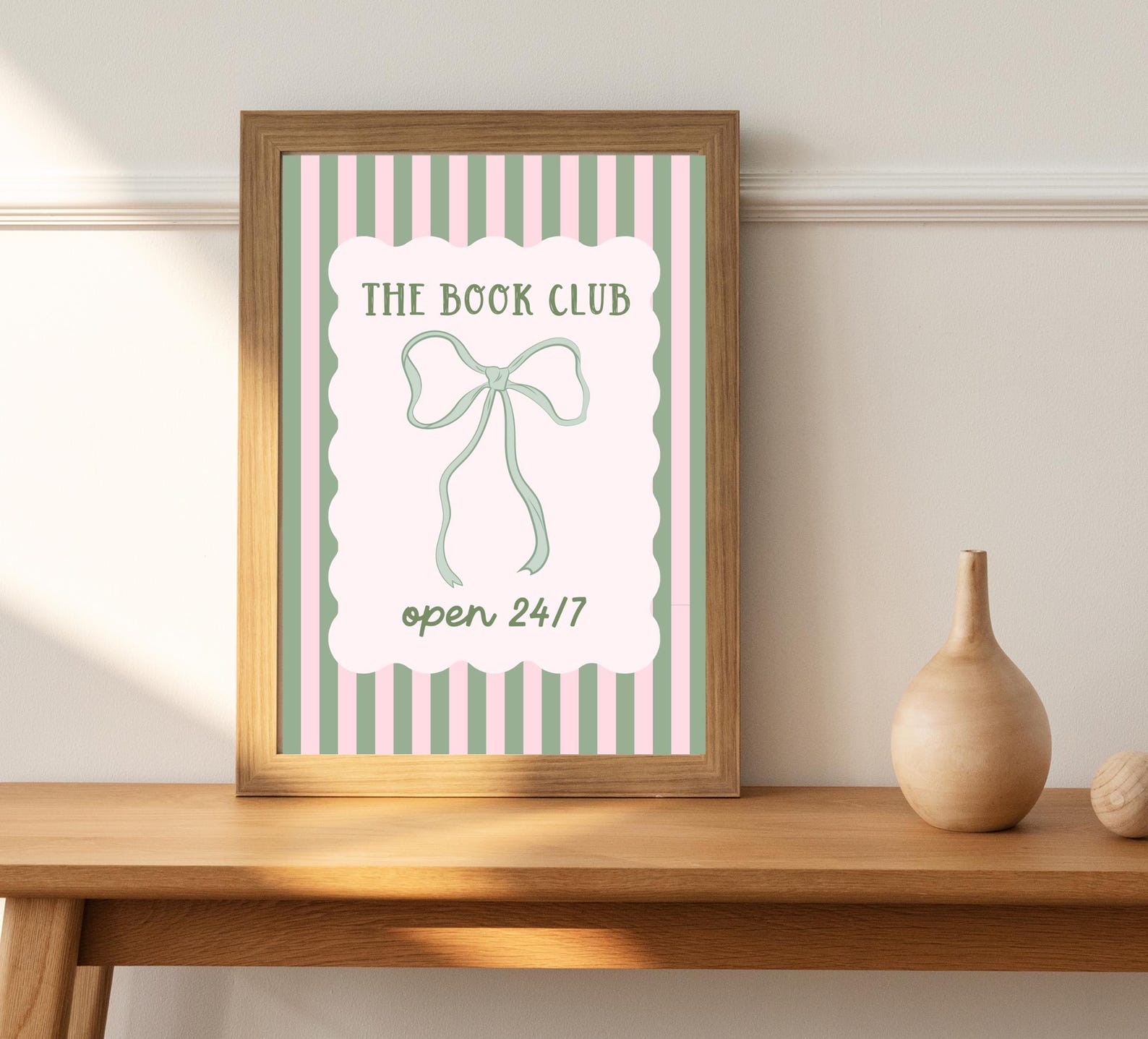 Book Club Art Print | A4 A5 Print | Wall Art | Reading Nook Wall Art ...