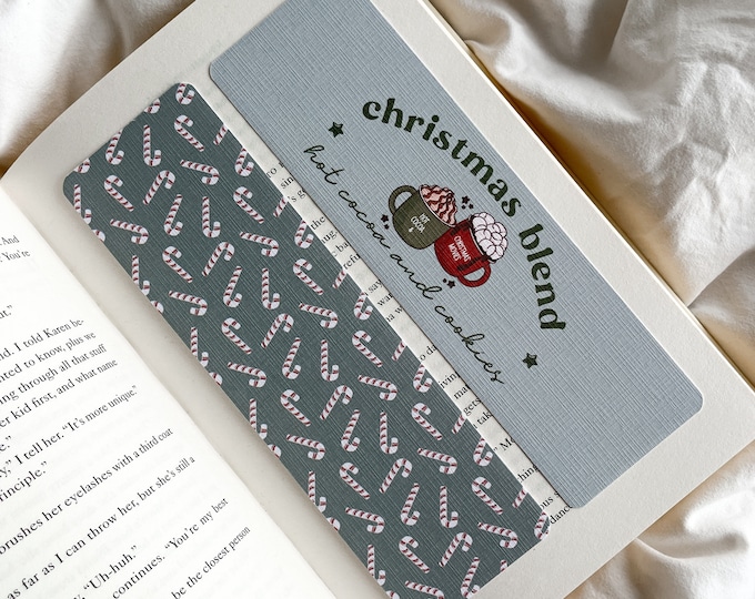 Hot Cocoa Bookmark | Christmas Blend Hot Chocolate | Candy Cane ...