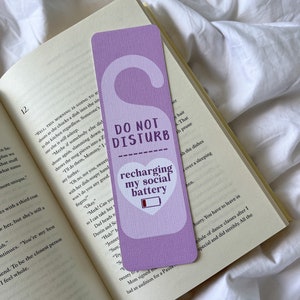 Do Not Disturb Bookmark Series | in My Romance Era | Book Lover | Busy ...