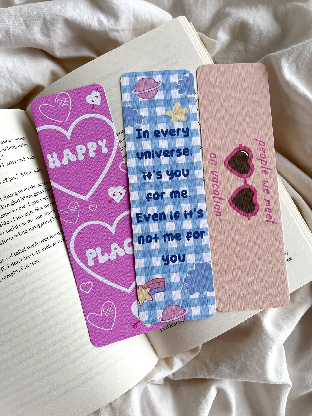 Happy Place Bookmark | Emily Henry Bookmark | People We Meet on ...