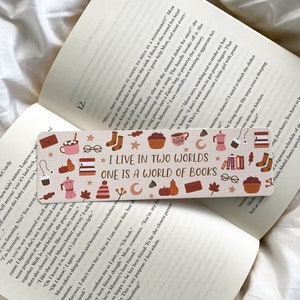 Rory Quotes Bookmarks | I Live in Two Worlds One is A World of Books ...