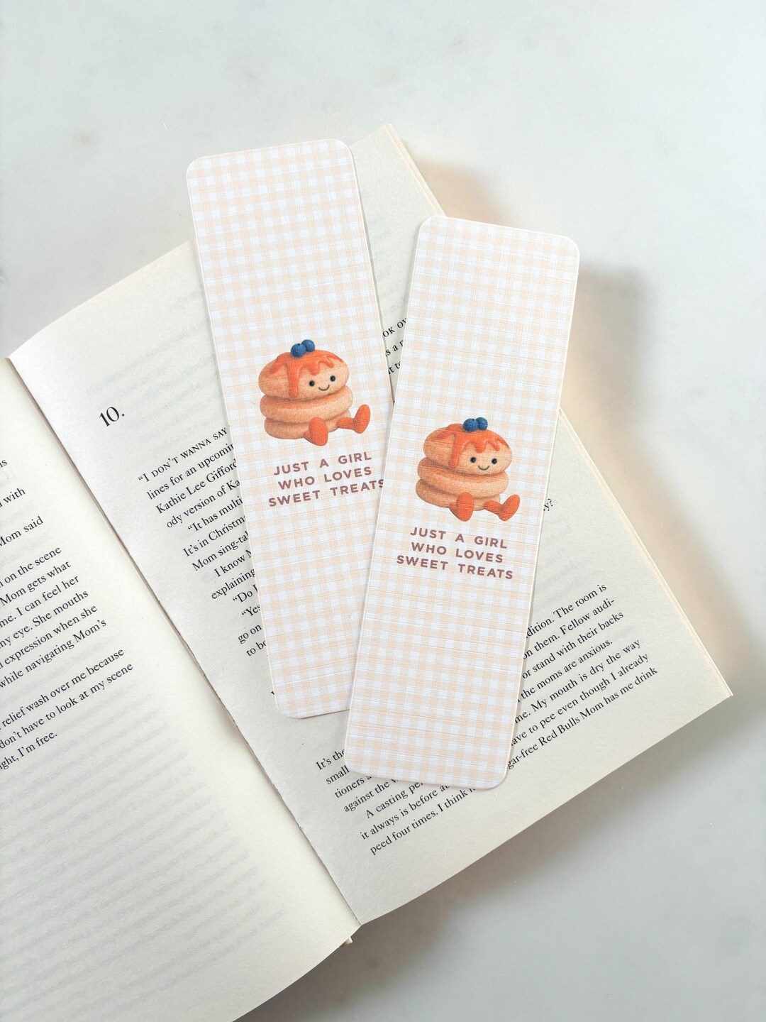 Pancake Stack Plushie Bookmark | Sweet Treats Bookmark | Girly Girl ...