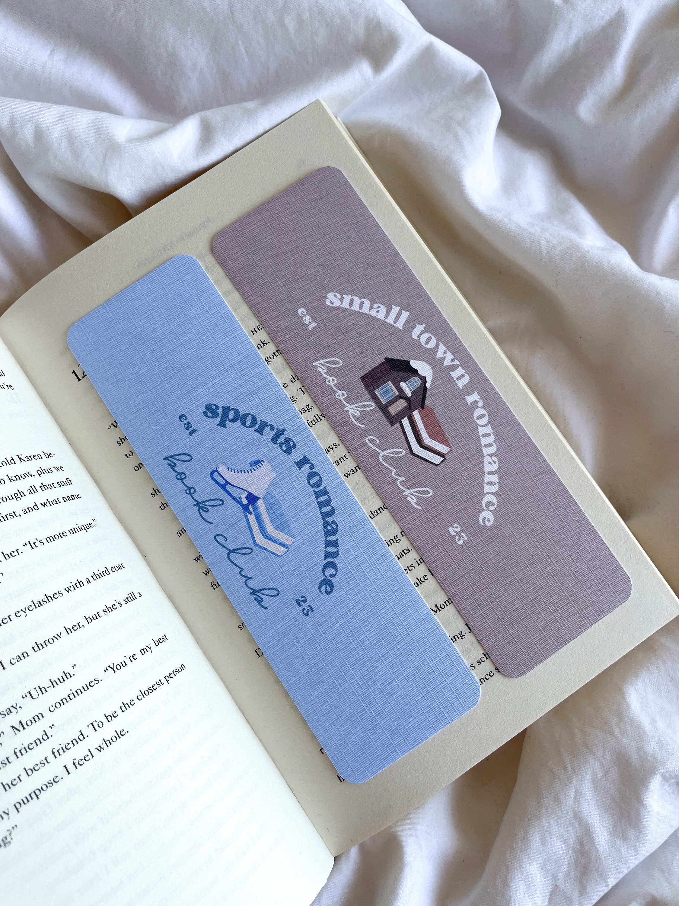 Romance Bookmarks | Small Town Romance | Sports Romance Era | Book Club ...