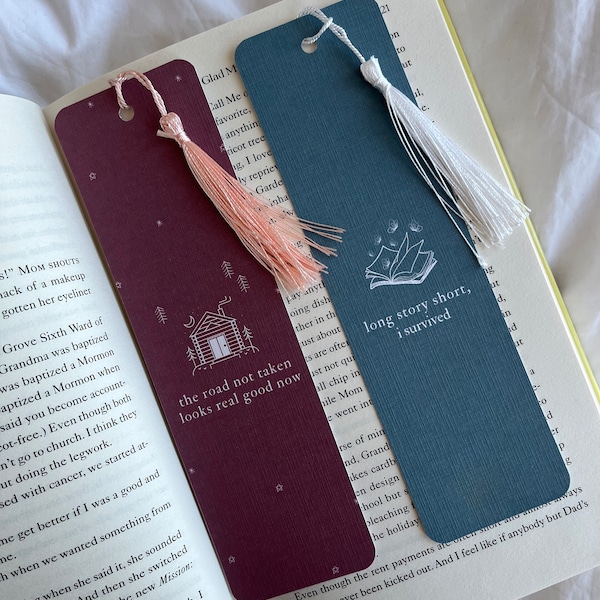 Long Bookmarks - Etsy