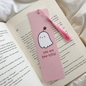 You Are Boo-tiful Ghost Bookmark | Cute Ghoul Bookmark | Spooky ...