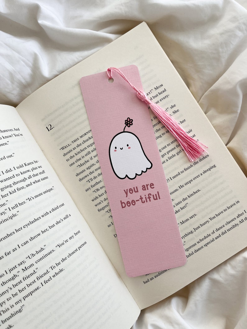 You Are Boo-tiful Ghost Bookmark | Cute Ghoul Bookmark | Spooky ...