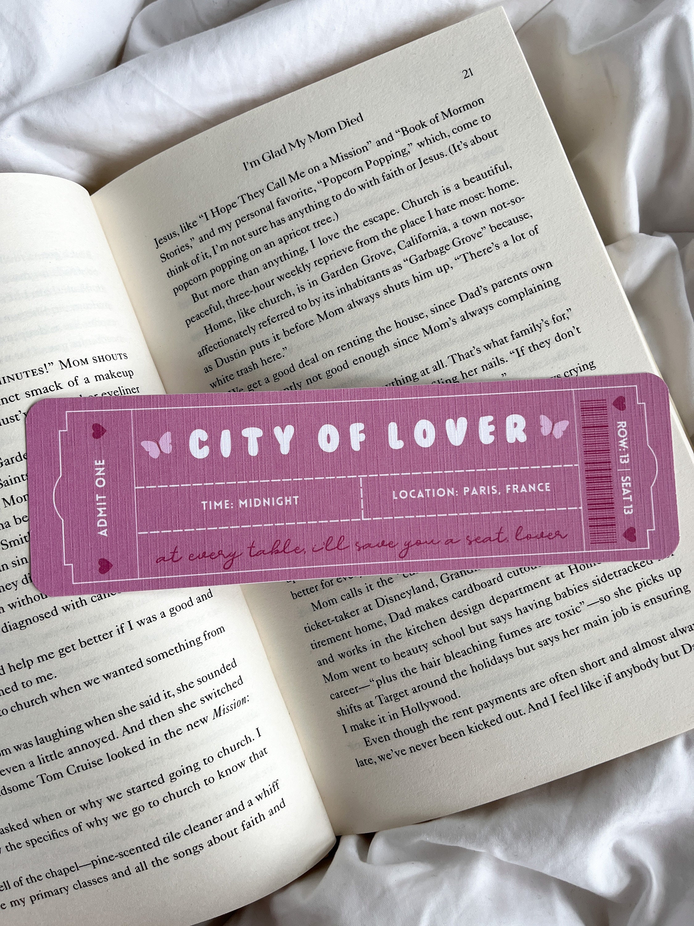 Lover Bookmark | Taylor Lover Bookmarks | Cornelia Street sold by ...