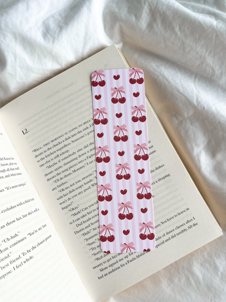 My Favourite Things Bookmark | Soft Girl Bookmark | Girly Romantic ...