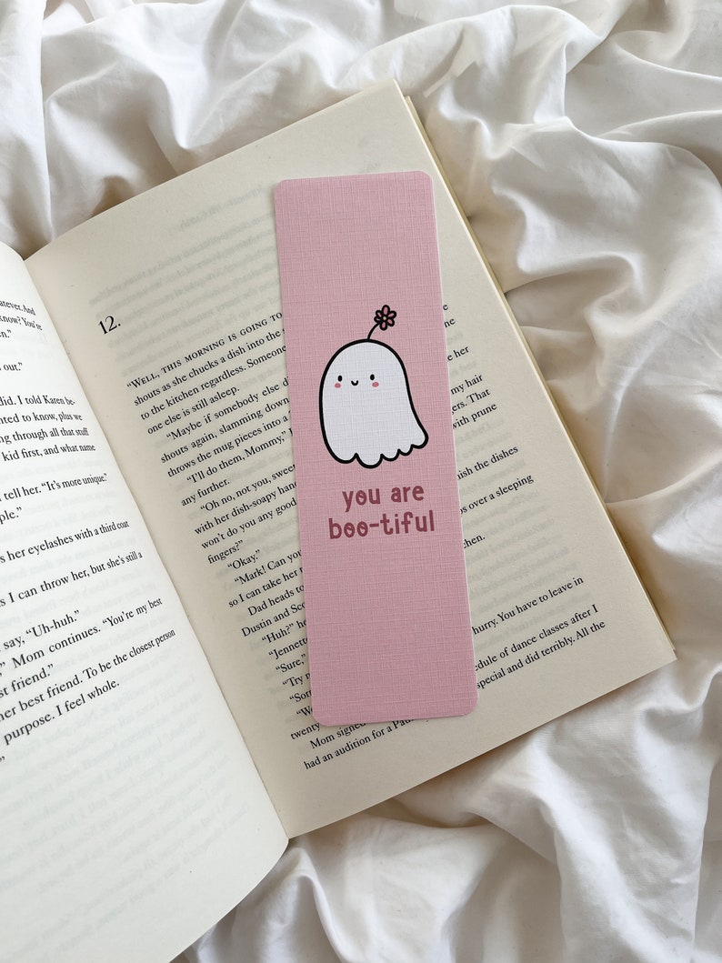You Are Boo-tiful Ghost Bookmark | Cute Ghoul Bookmark | Spooky ...