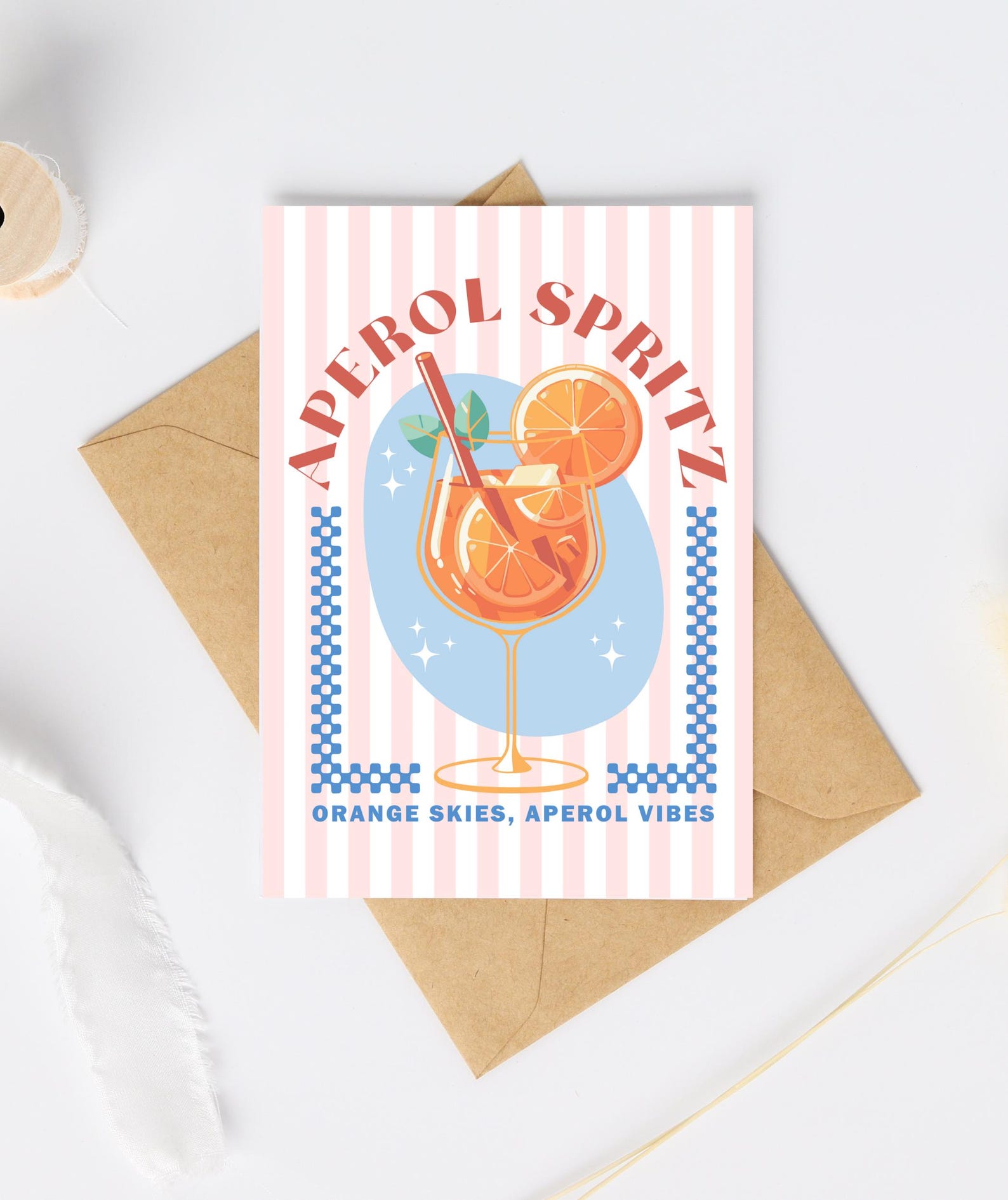 Aperol Spritz Birthday Card | Sweet Cocktails Greeting Card | Fun ...