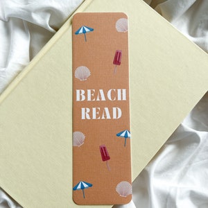 Beach Read Bookmark | Cute Summer Bookmark | Book Gift | Summer Read - Etsy