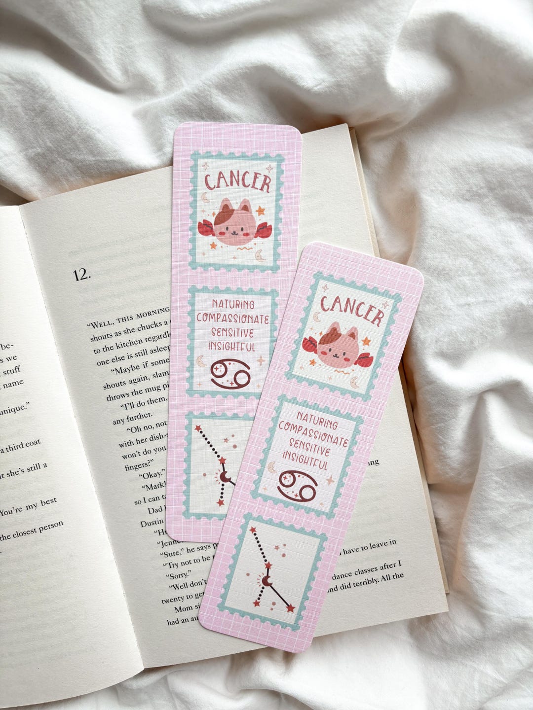 Cancer Star Sign Bookmark | Zodiac Star Sign Bookmark | Cute Star Sign ...