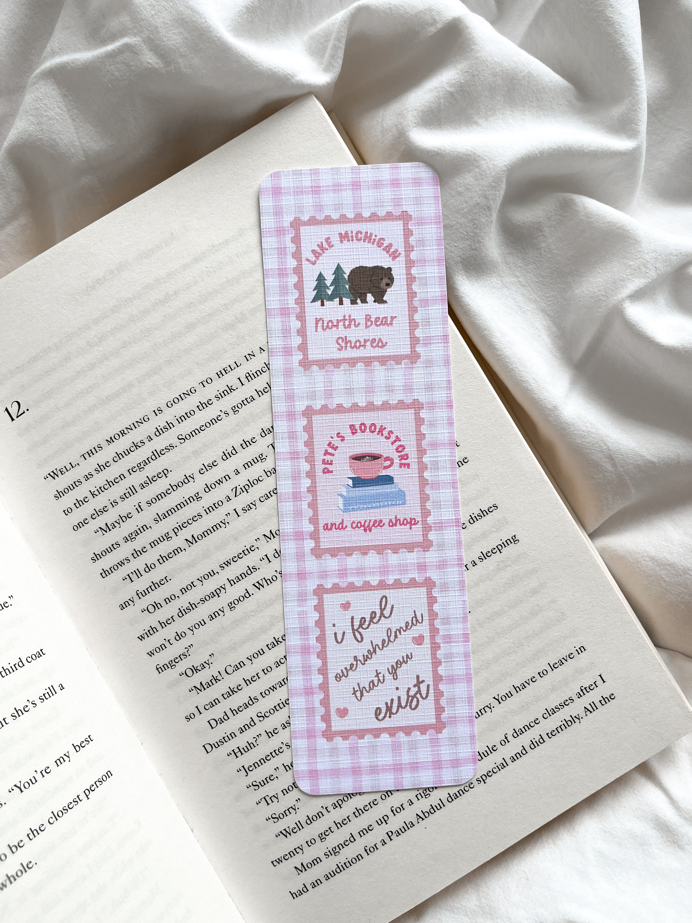 EMHEN Romance Bookmarks | Beach Read Bookmark | Happy Place Bookmark ...