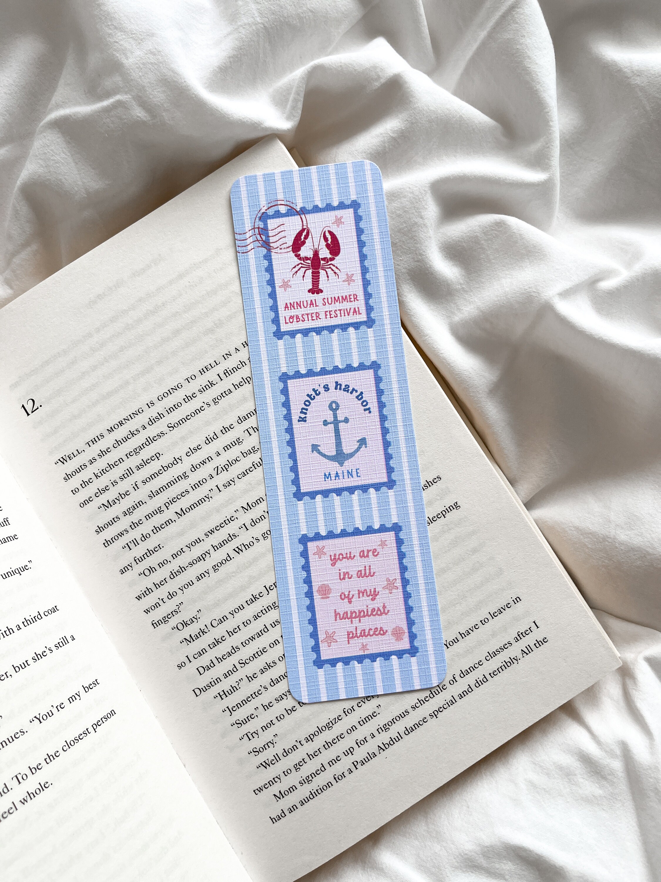 EMHEN Romance Bookmarks | Beach Read Bookmark | Happy Place Bookmark ...
