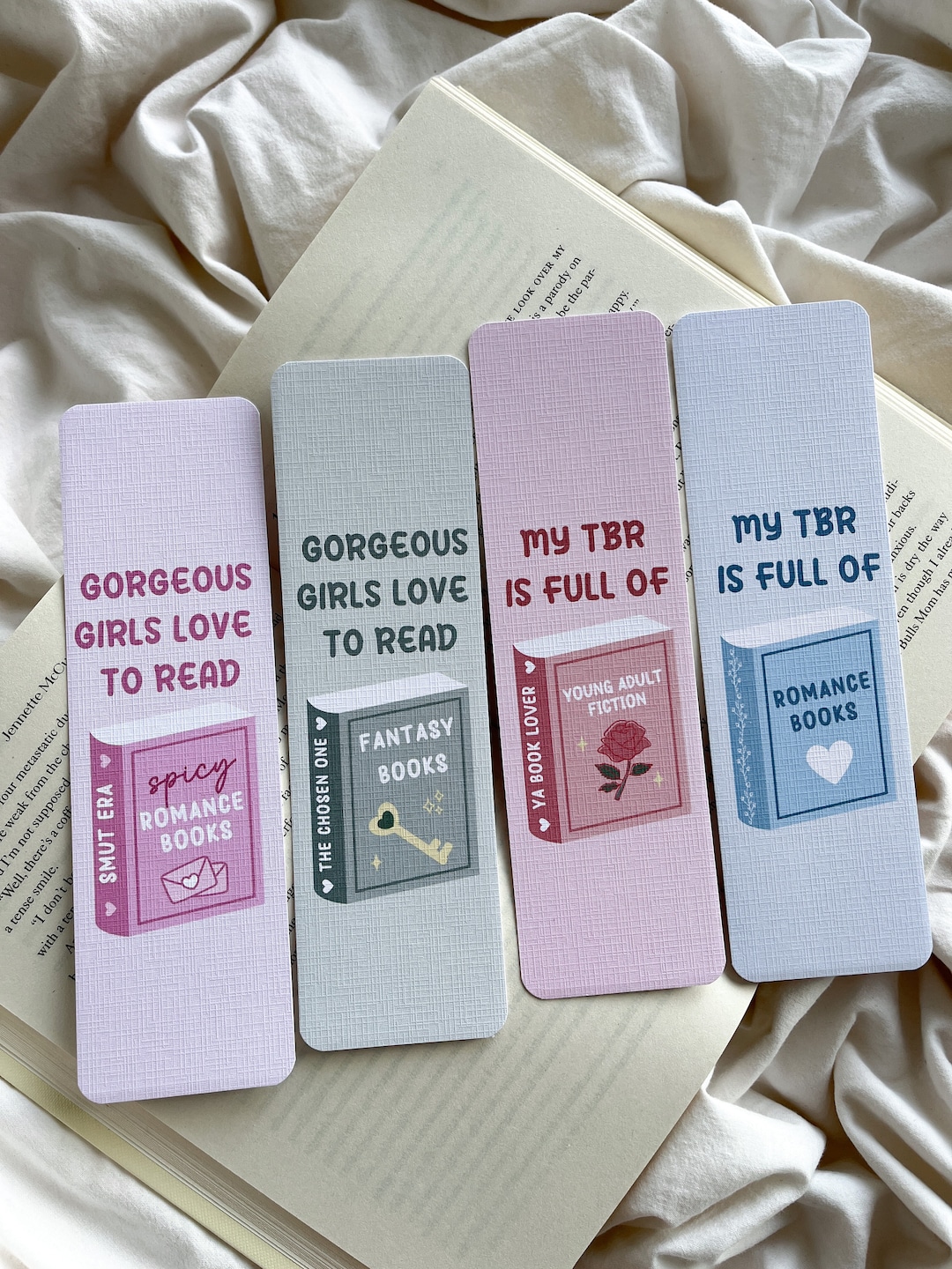 TBR Bookmark | Storybook Bookmarks | YA Fantasy Reader | Spicy Romance ...