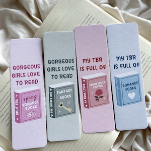 TBR Bookmark | Storybook Bookmarks | YA Fantasy Reader | Spicy Romance ...