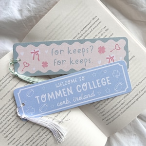 Tommen College Bookmark | Boys of Tommen | Romance Bookmark | Bookish ...