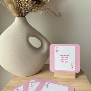 Cute TBR Cards | TBR Poker Prompt Cards | Bookish Prompt Cards | Book ...