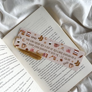 Tea Lover Bookmark | Cosy Winter Bookmark | Big Books and Big Cups of ...