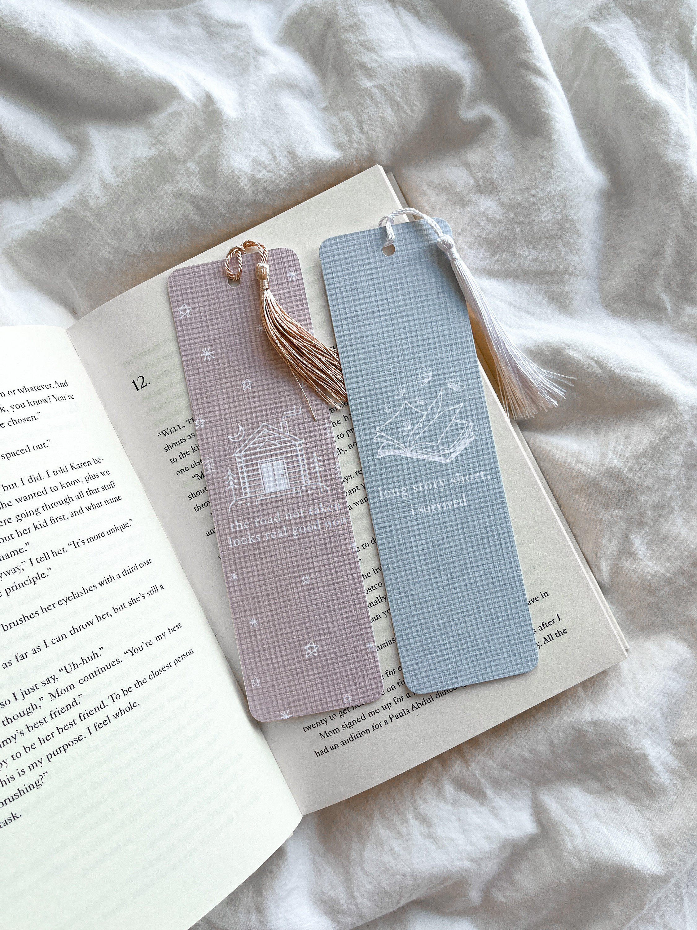 Evermore Themed Bookmarks - 2 Designs - Evermore | Long Story Short ...