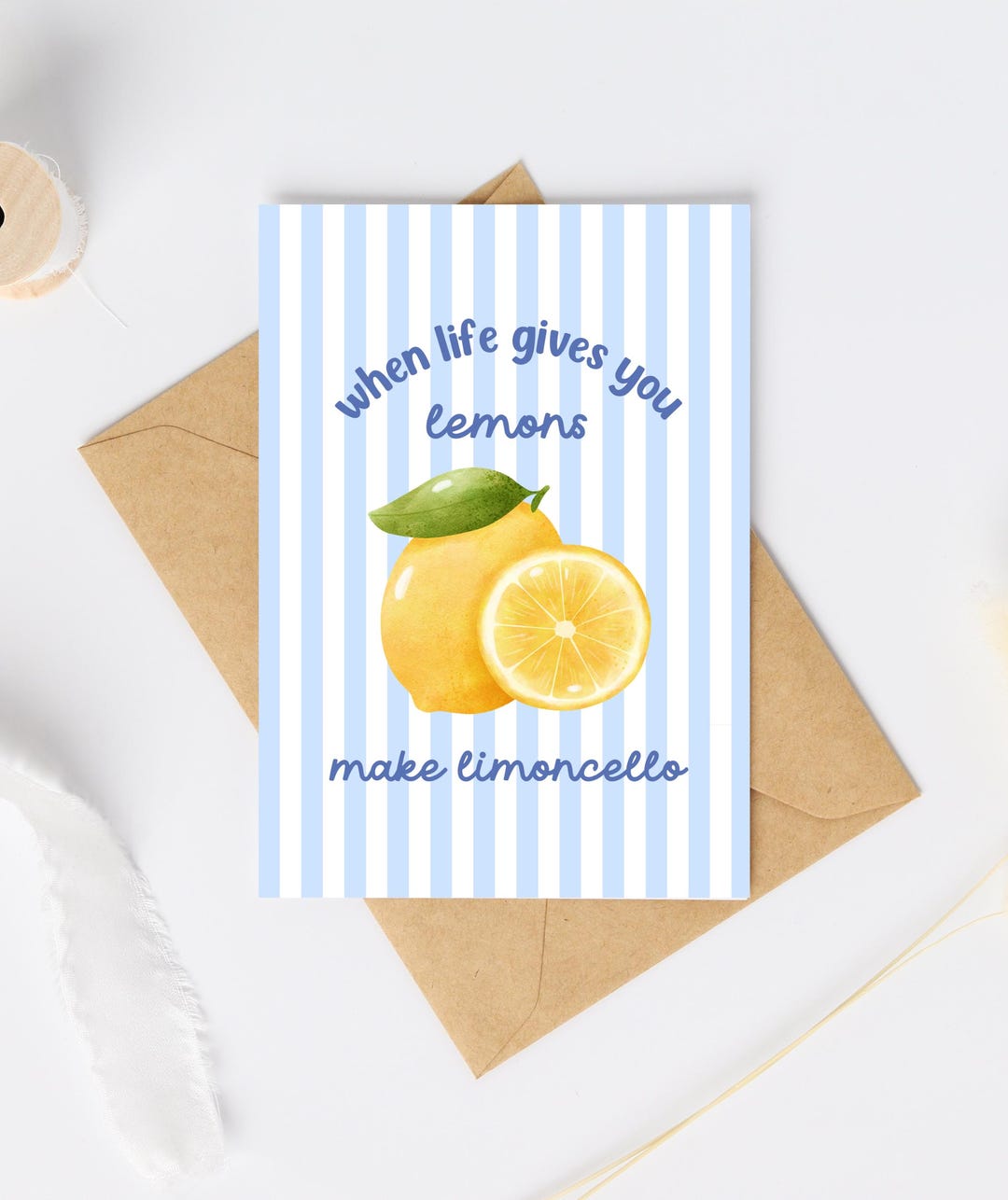 When Life Gives You Lemons, Make Limoncello Card | Arty Greeting Card ...