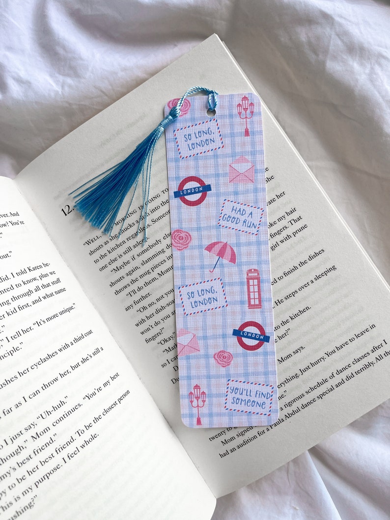 All’s Fair in Love and Poetry Bookmark | so Long London Bookmark | Cute ...