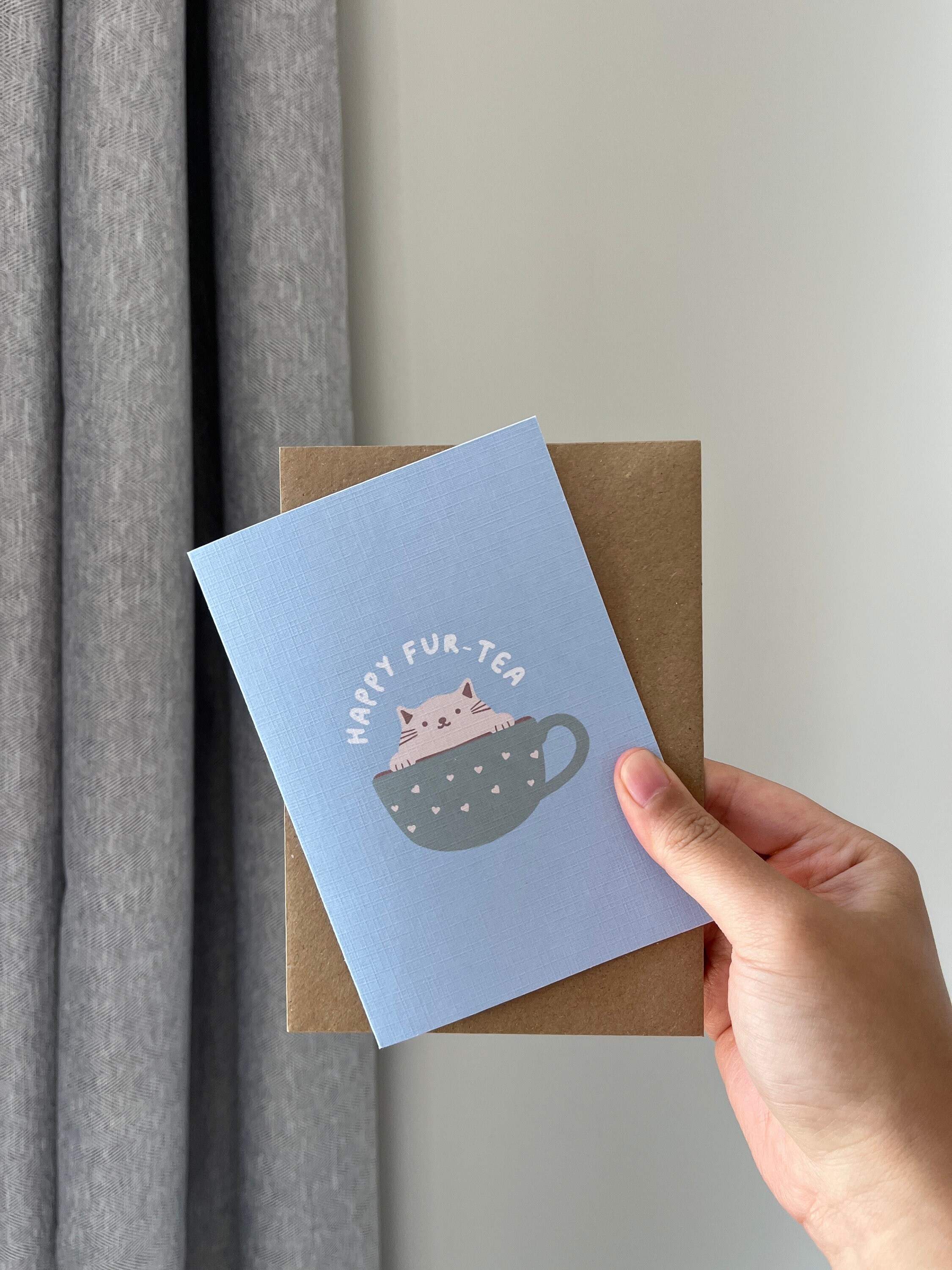 30th Birthday Card | Fur-tea Birthday Card | Cat Lover Card | Thirtieth ...