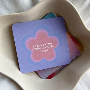 Colourful Positive Affirmation Cards | Wellbeing Gift | Mindfulness ...