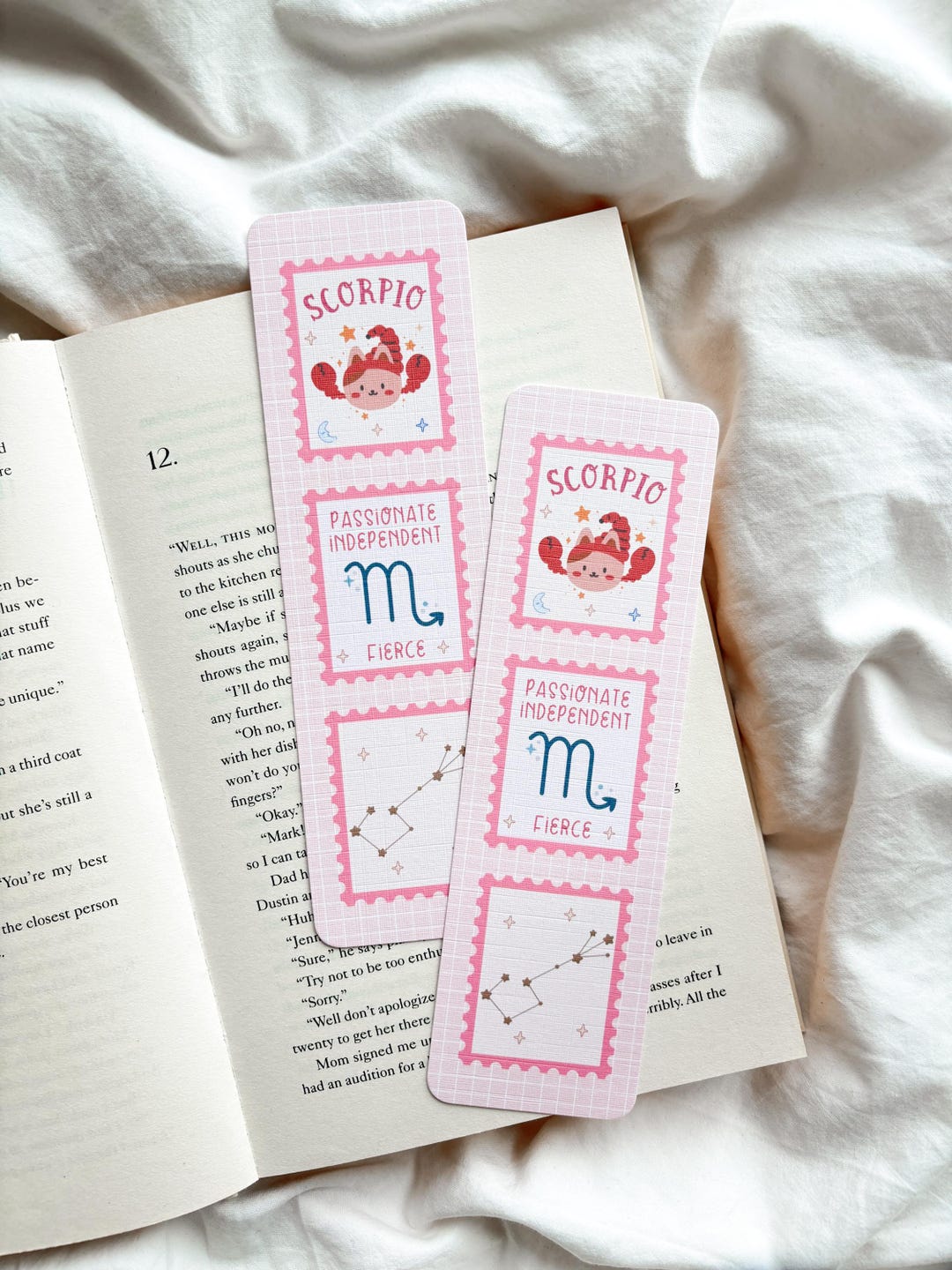 Scorpio Star Sign Bookmark | Zodiac Star Sign Bookmark | Cute Star Sign ...
