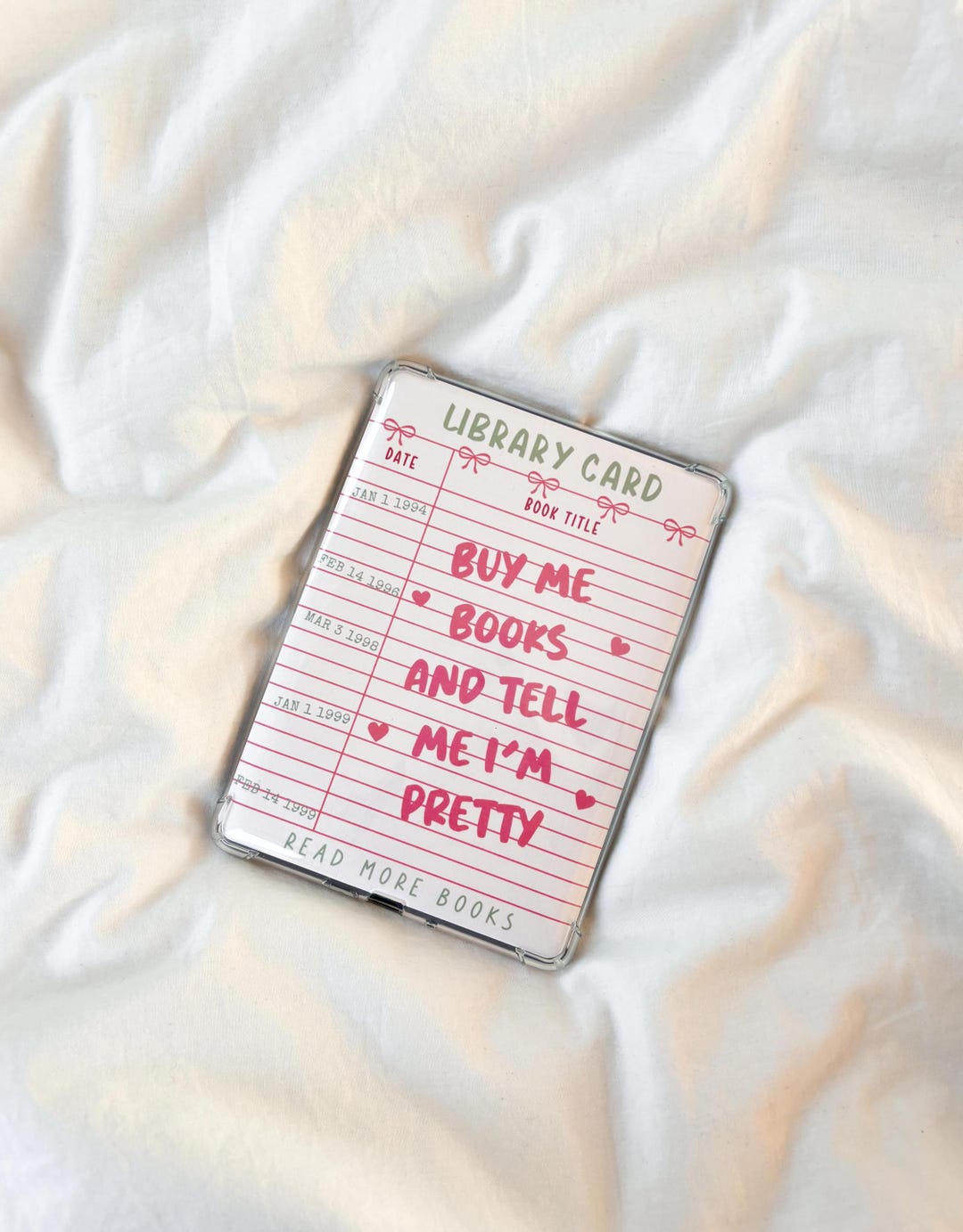 Buy Me Books and Tell Me I'm Pretty Insert | Vintage Library Card ...
