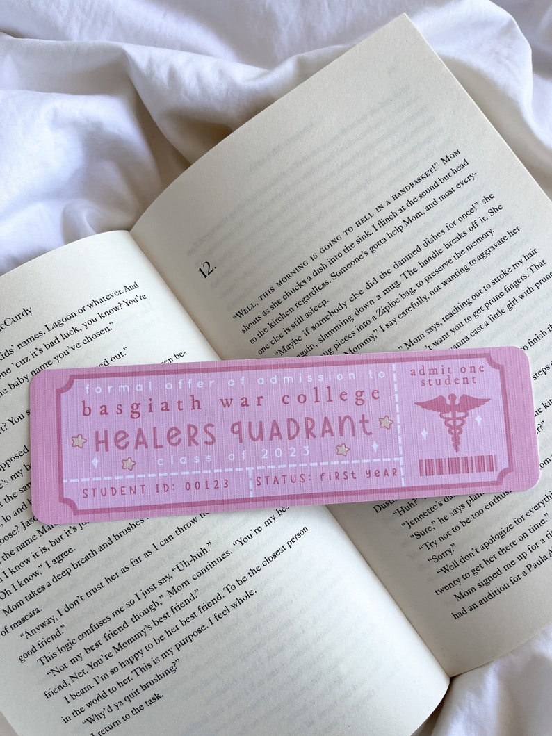 Basgiath War College Bookmark | Riders Quadrant Bookmark | Wingleader ...