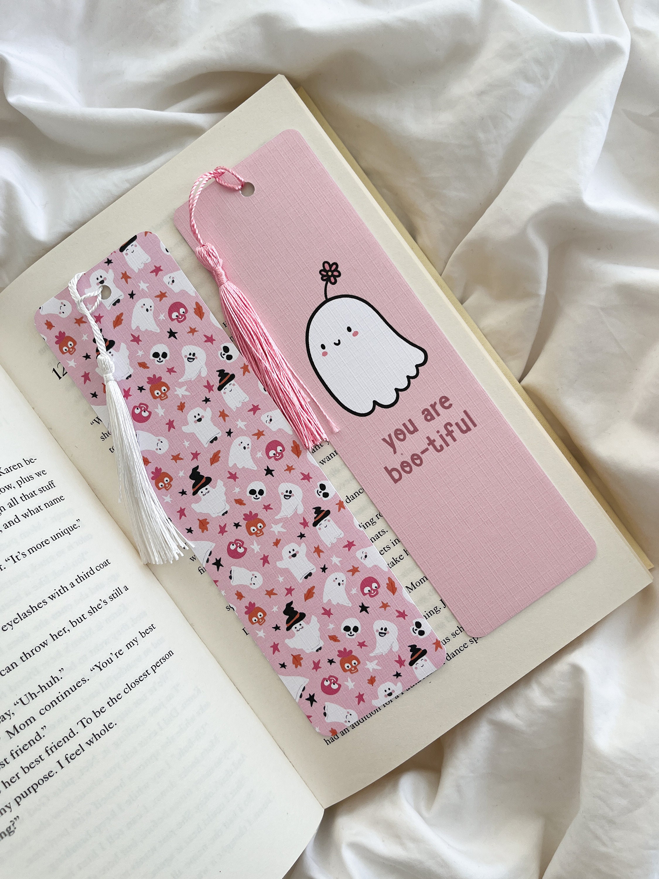 You Are Boo-tiful Ghost Bookmark | Cute Ghoul Bookmark | Spooky ...