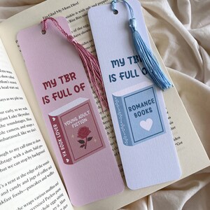 TBR Bookmark | Storybook Bookmarks | YA Fantasy Reader | Spicy Romance ...