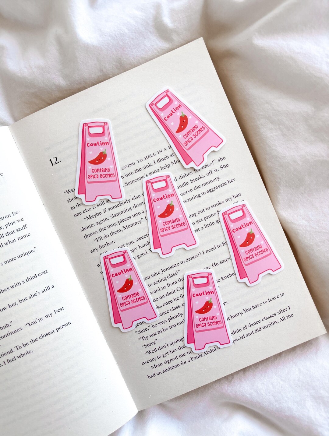 Caution Sign Spicy Scenes Sticker | Cute Sticker | Spicy Reader Sticker ...