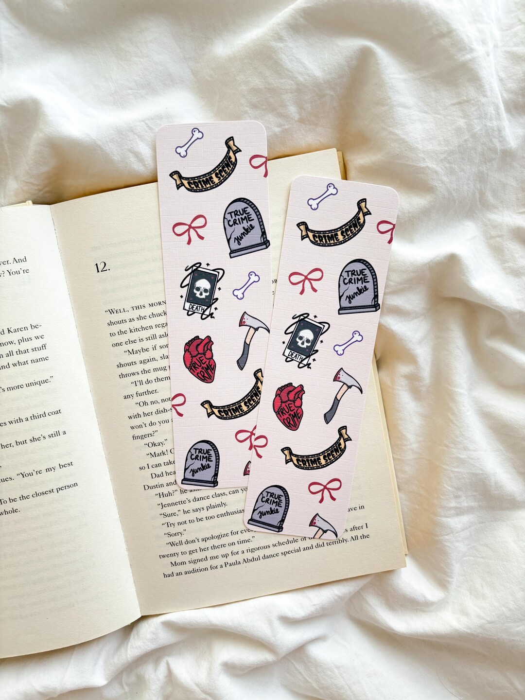 Crime Scene Thriller Bookmark | Thriller Bookmark | Mystery Bookmark - Etsy